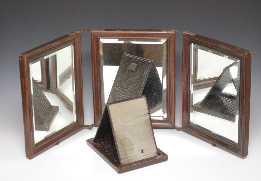 Antique Triptyque & Alligator Travel Mirrors - Apr 06, 2020 ...