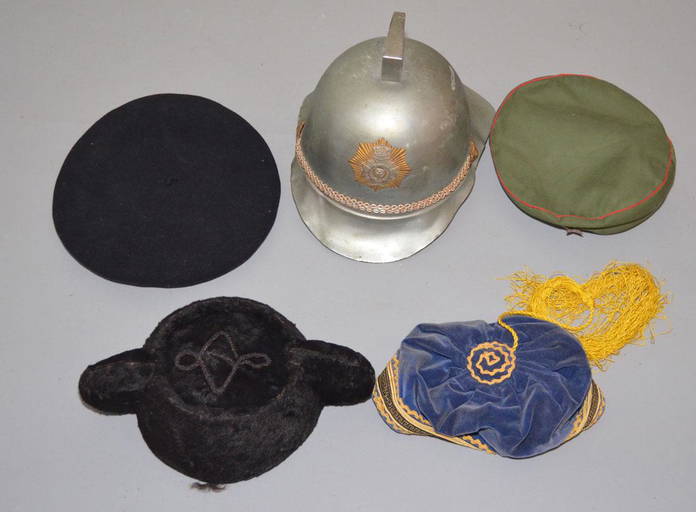 Collection Of European Hats & Helmets