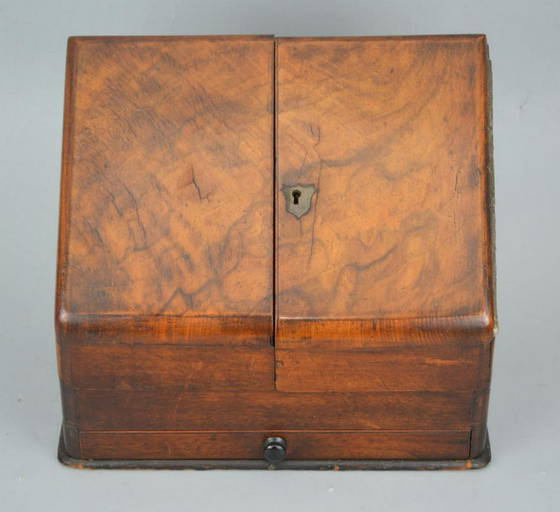 Lovingly Worn Antique English Letter Box