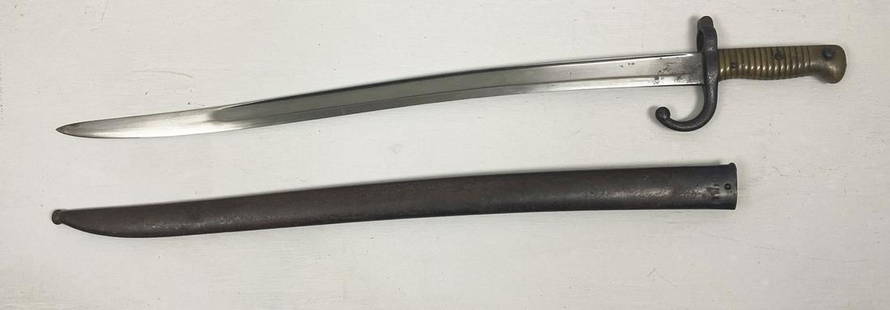 Fkf 1955 Bayonet With Scabbard