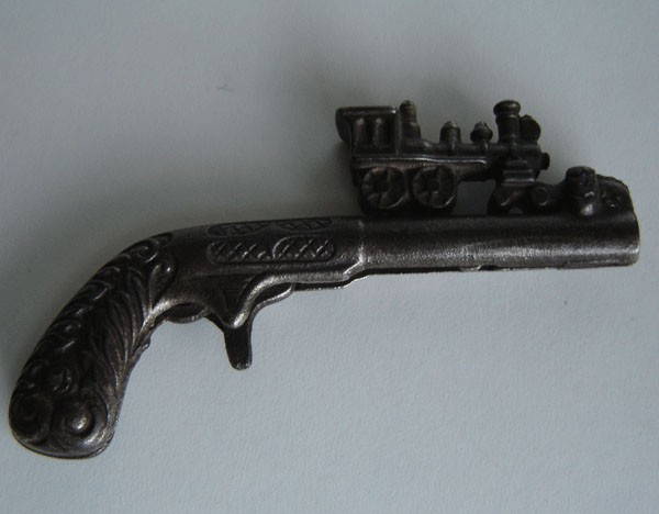 Cast Iron Cap Gun Train Locomotive