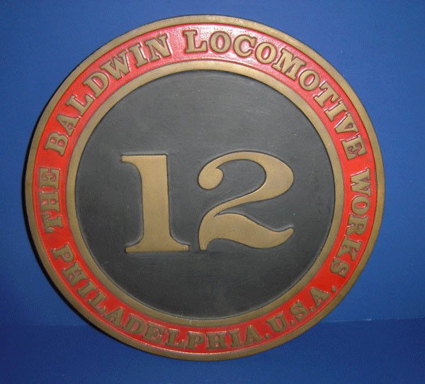 1971 Baldwin Locomotive Works Reproduction Plate