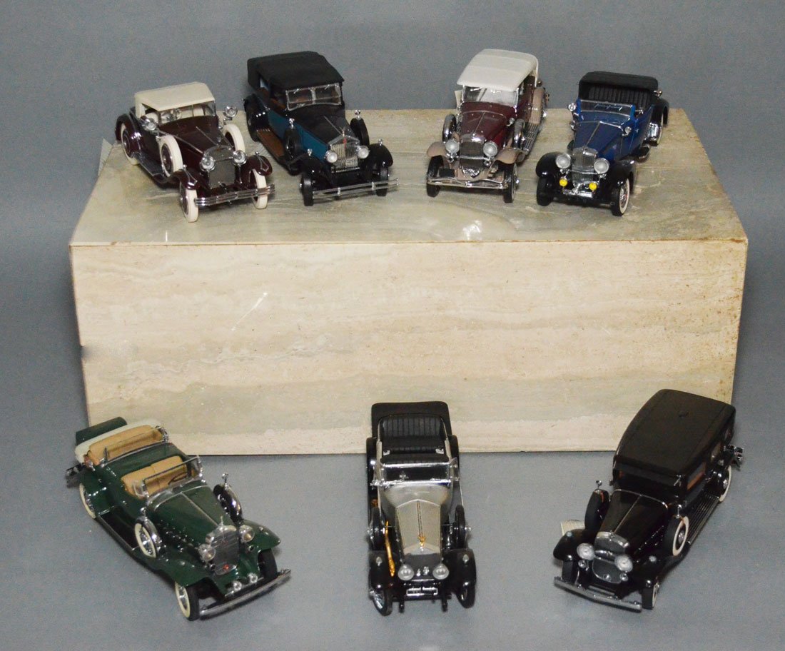 7 Franklin Mint Model Collector Cars
