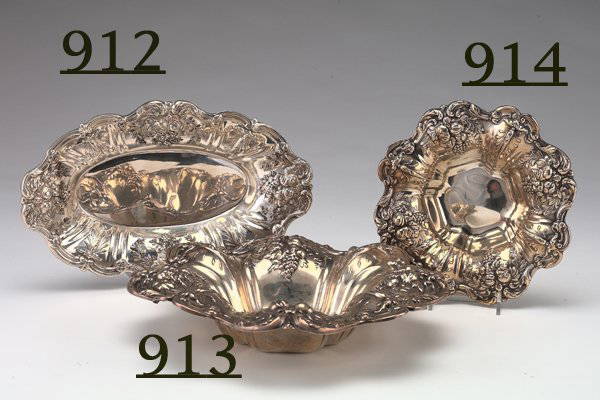 Reed And Barton Elliptical Sterling Silver Bread T