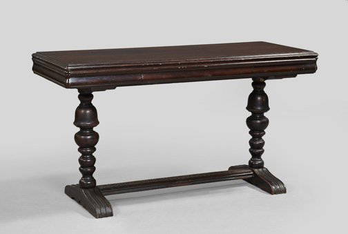 Jacobean Revival Mahogany Writing Desk,