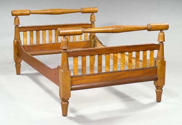877: TIGER MAPLE BED