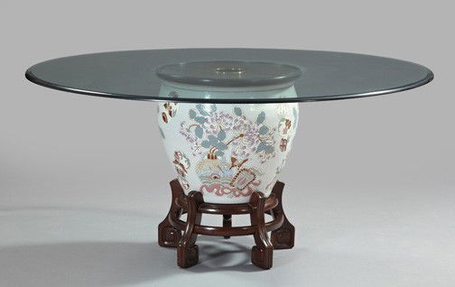 Chinese Fishbowl-on-Stand Dining Table - Apr 02, 2011 | New Orleans ...