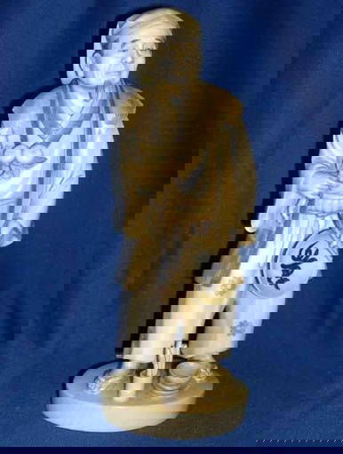 Japanese Meiji Elaborately Carved Tusk Ivory Pain