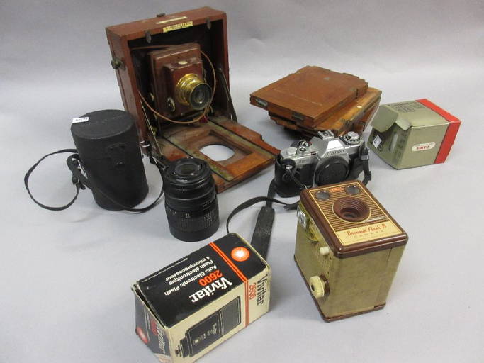 Lancaster Of Birmingham 1890 Instantograph Mahogany