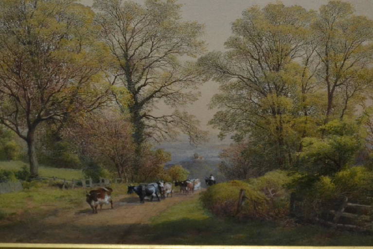Charles Davidson, Watercolour, Wray Common, Reigate, A