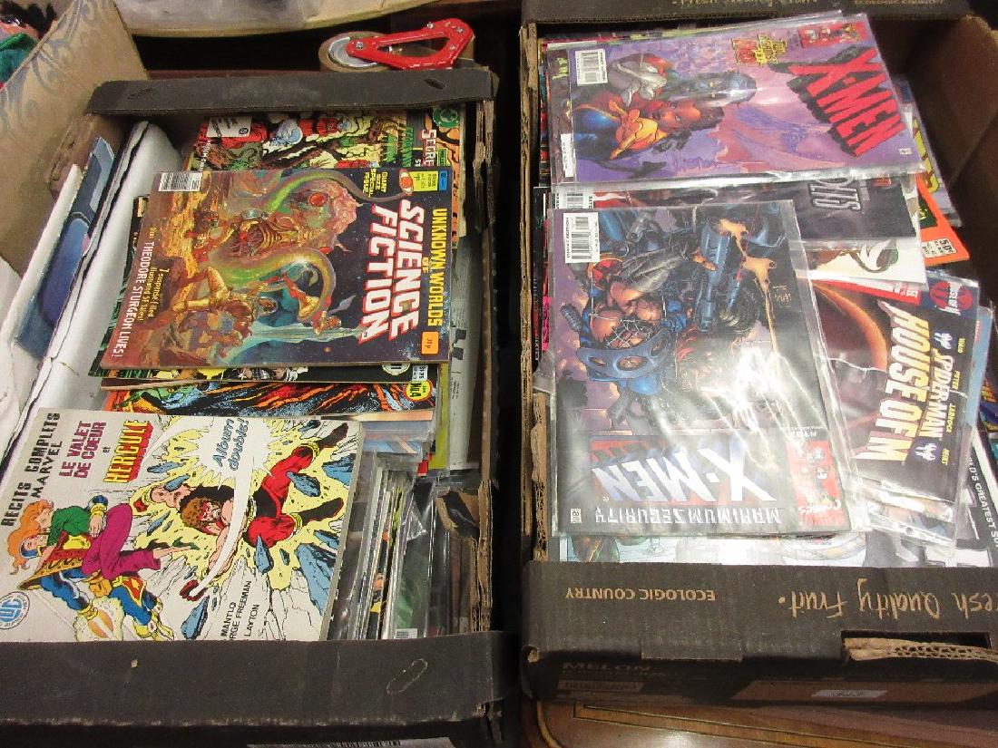 Large Collection Of Various 20th Century Comics In Two