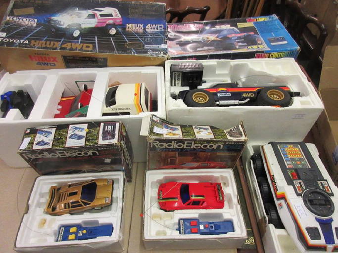 Five Various Boxed Remote Control Vehicles Including A