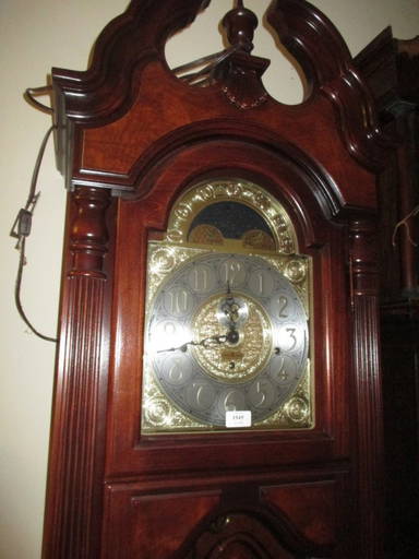 Reproduction American Mahogany Longcase Clock, The