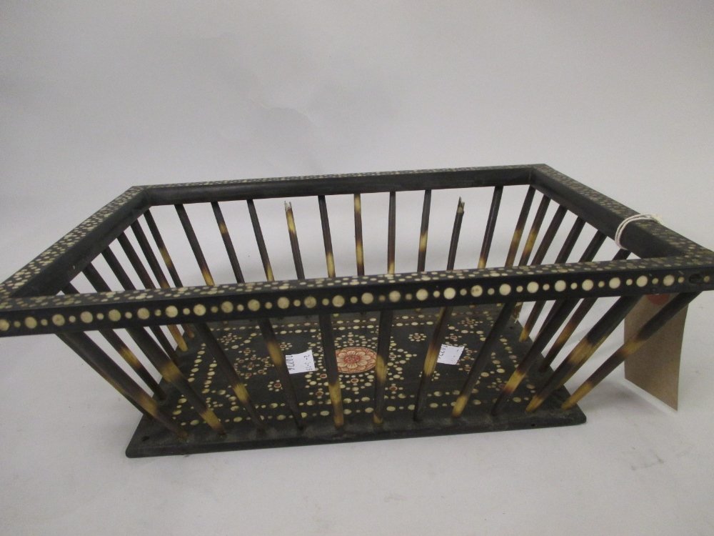 19th Century Indian Porcupine Quill Basket