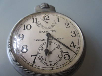 A Boxed Hamilton Model 22 Chronometer Watch For The U.s. Army