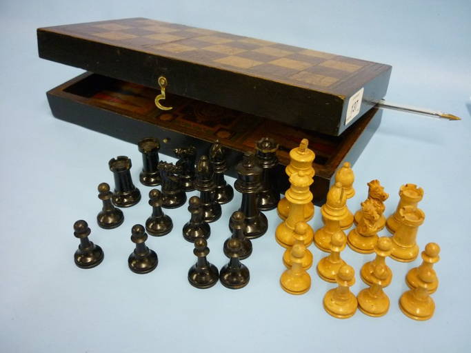 Edwardian mahogany and boxwood folding chess and - Jun 07, 2016 ...