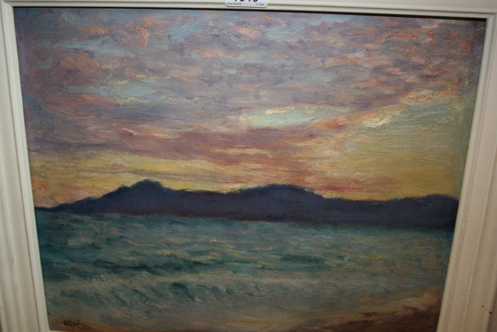 Andre Barbier, 20th Century Oil On Canvas, Coastal