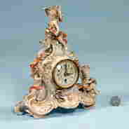 Meissen Porcelain Clock With Cherub - Nov 07, 2021 | Clarke Auction ...