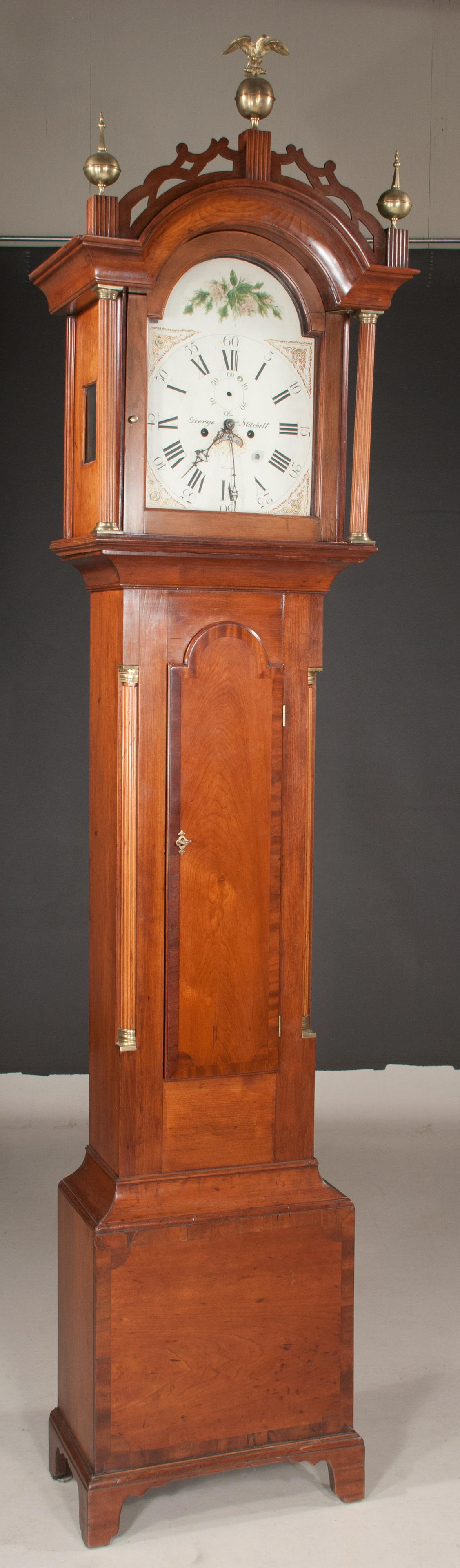 Cherry wood grandfather's clock - Oct 04, 2018 | Nye & Company in NJ