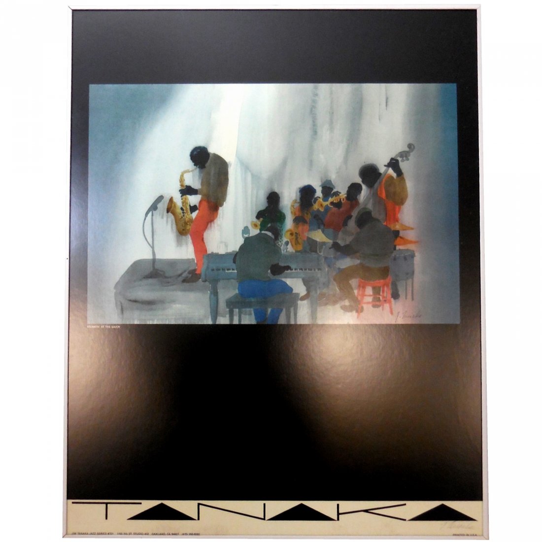 James Tanaka, Jazz Art Print