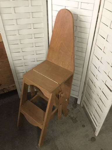 Vintage Combination Chair/step Stool/ironing Board