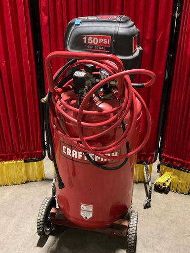 Craftsman Model 919.167620 1.6 Hp 33 Gallon Air Compressor 150 Psi Max