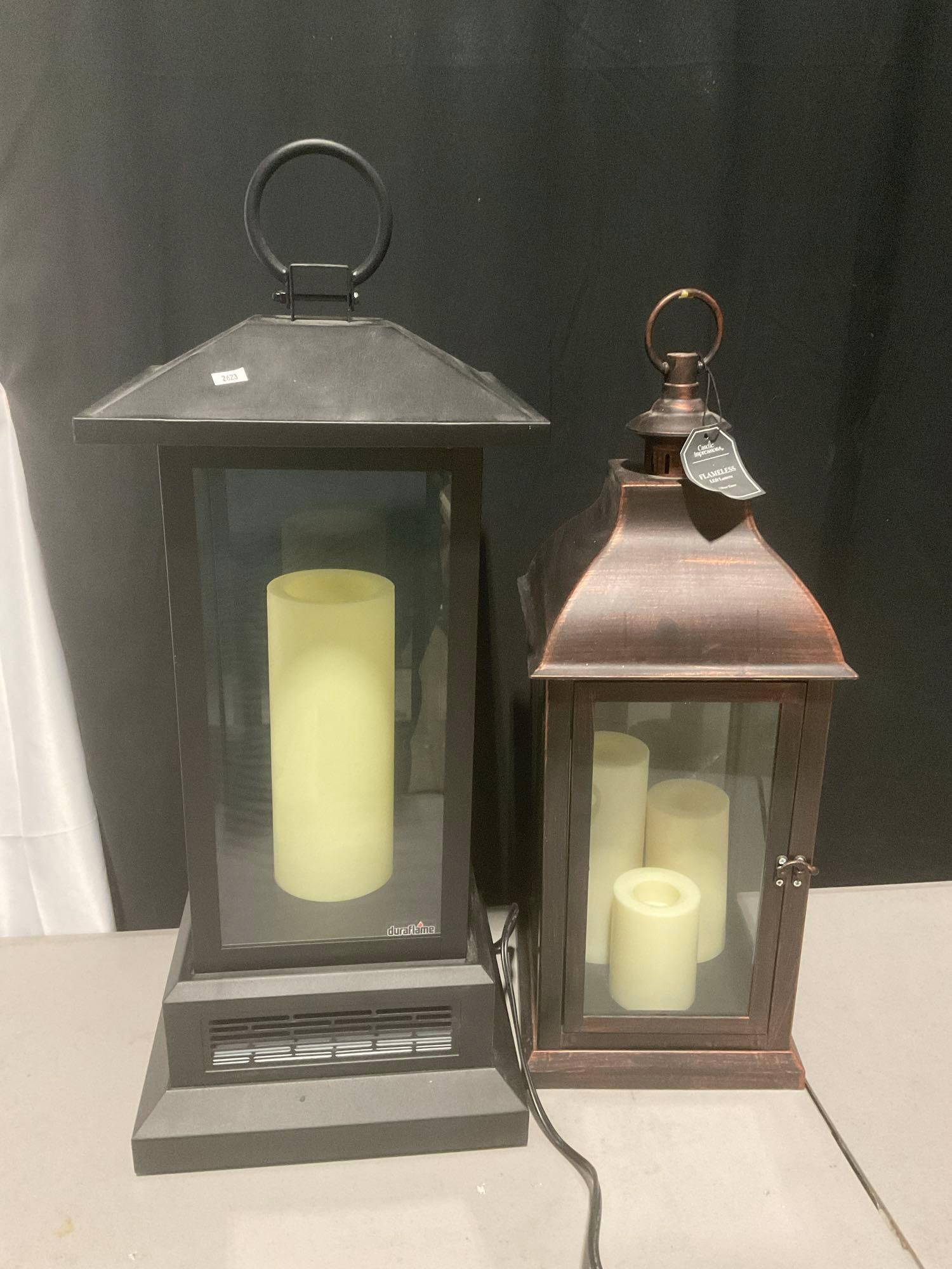 Duraflame & Candle Impressions Storm Lantern Displays Auction