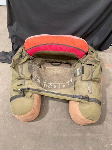 Used Inflatable Floating Fishing Seat / Raft From Caddis. See Pics.