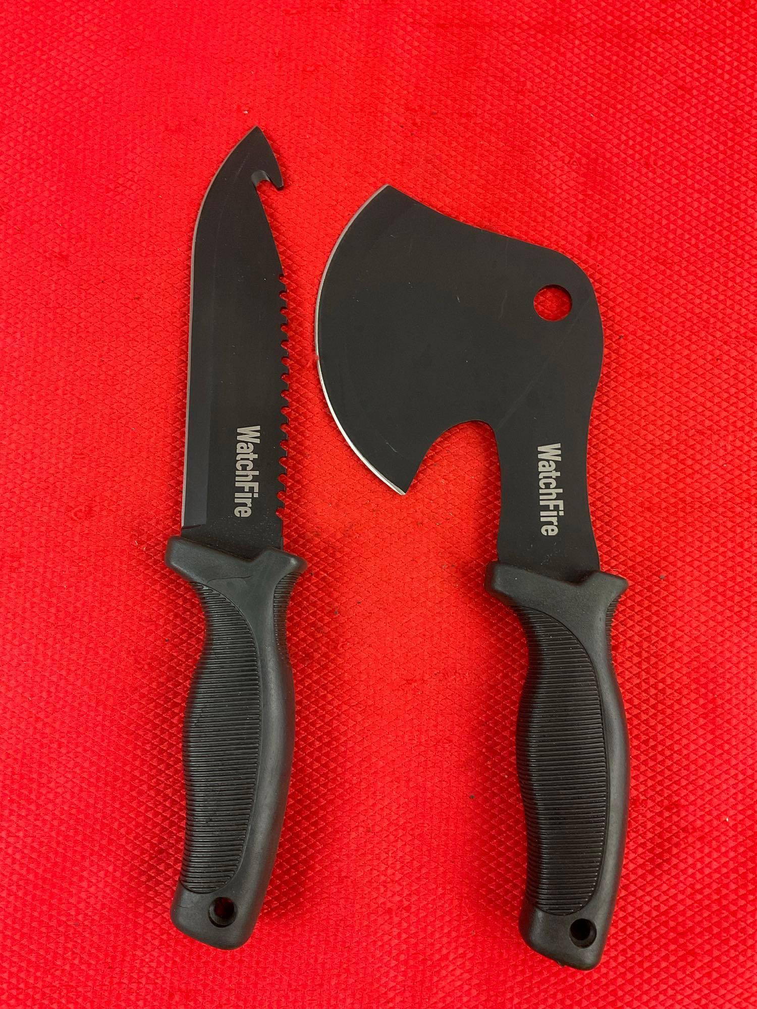 2 Pcs Watchfire Camping Hand Tools. 1x Camper's Hatchet 210921. 1x ...