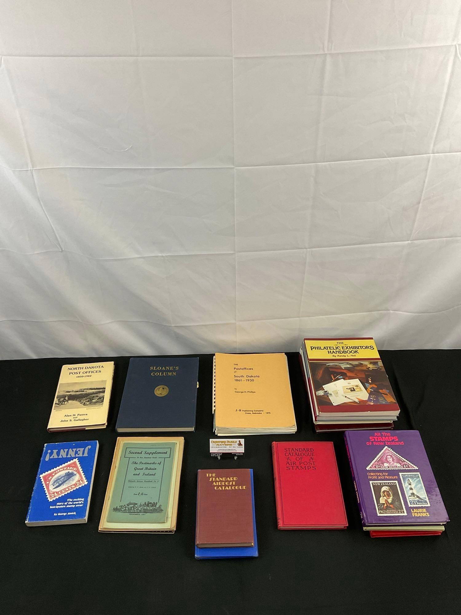 24 Pcs Vintage Philatelic Stamp Collecting Book Collection. Airpost ...