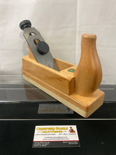 Ulmia Smoothing Plane With Precision Iron Setting ~ White Beech Sole
