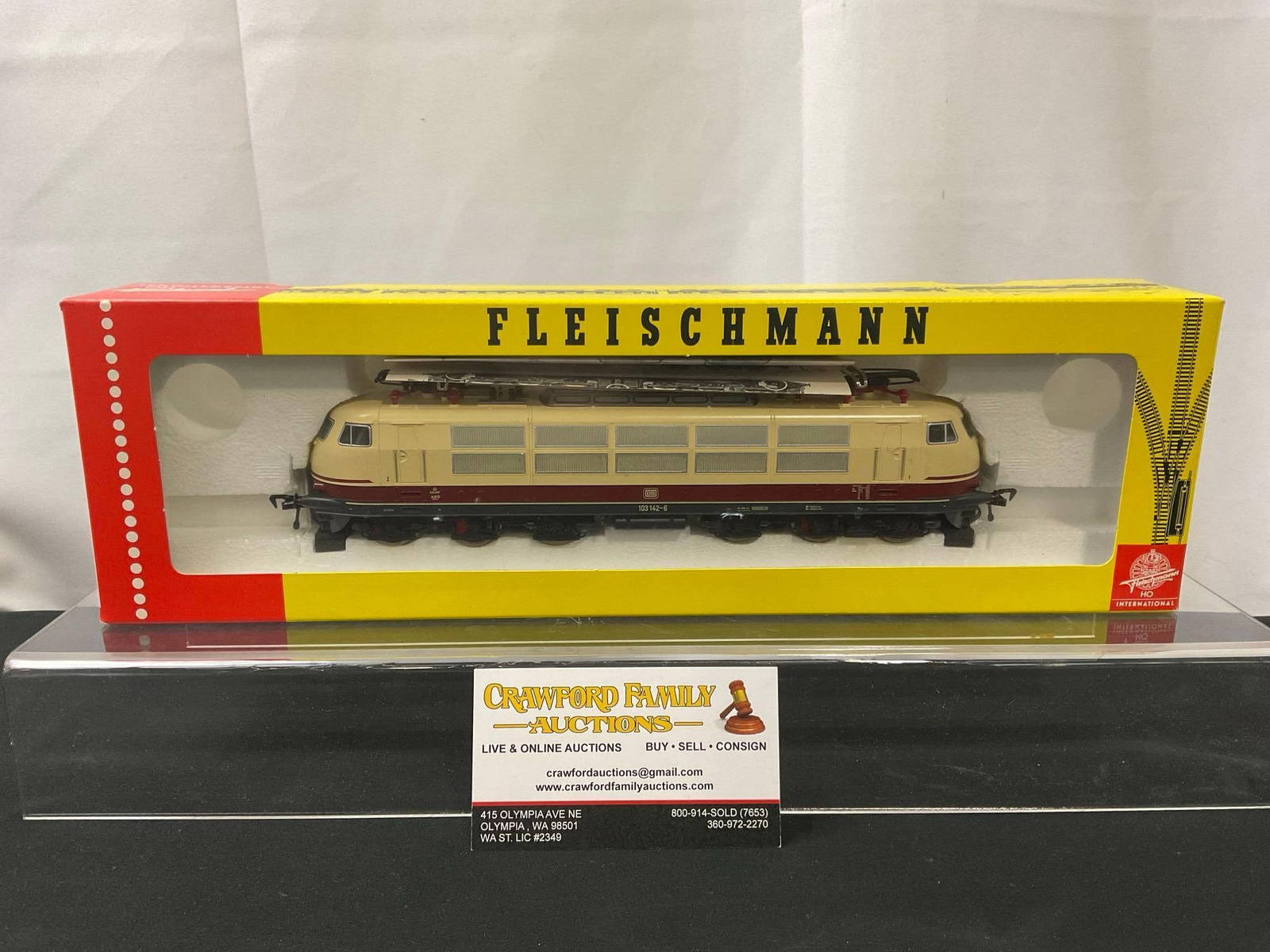 Vintage German Fleischmann Model Train #4375 Elok Ho Scale In Original ...