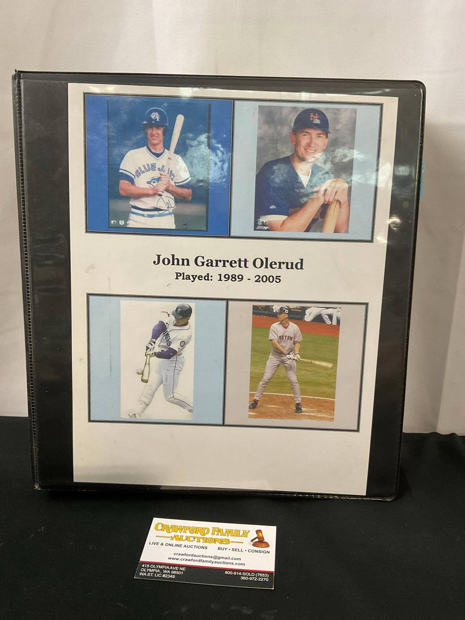 John Olerud, Toronto Blue Jays & Seattle Mariners, Played 1989-2005, Baseball Card Album Auction
