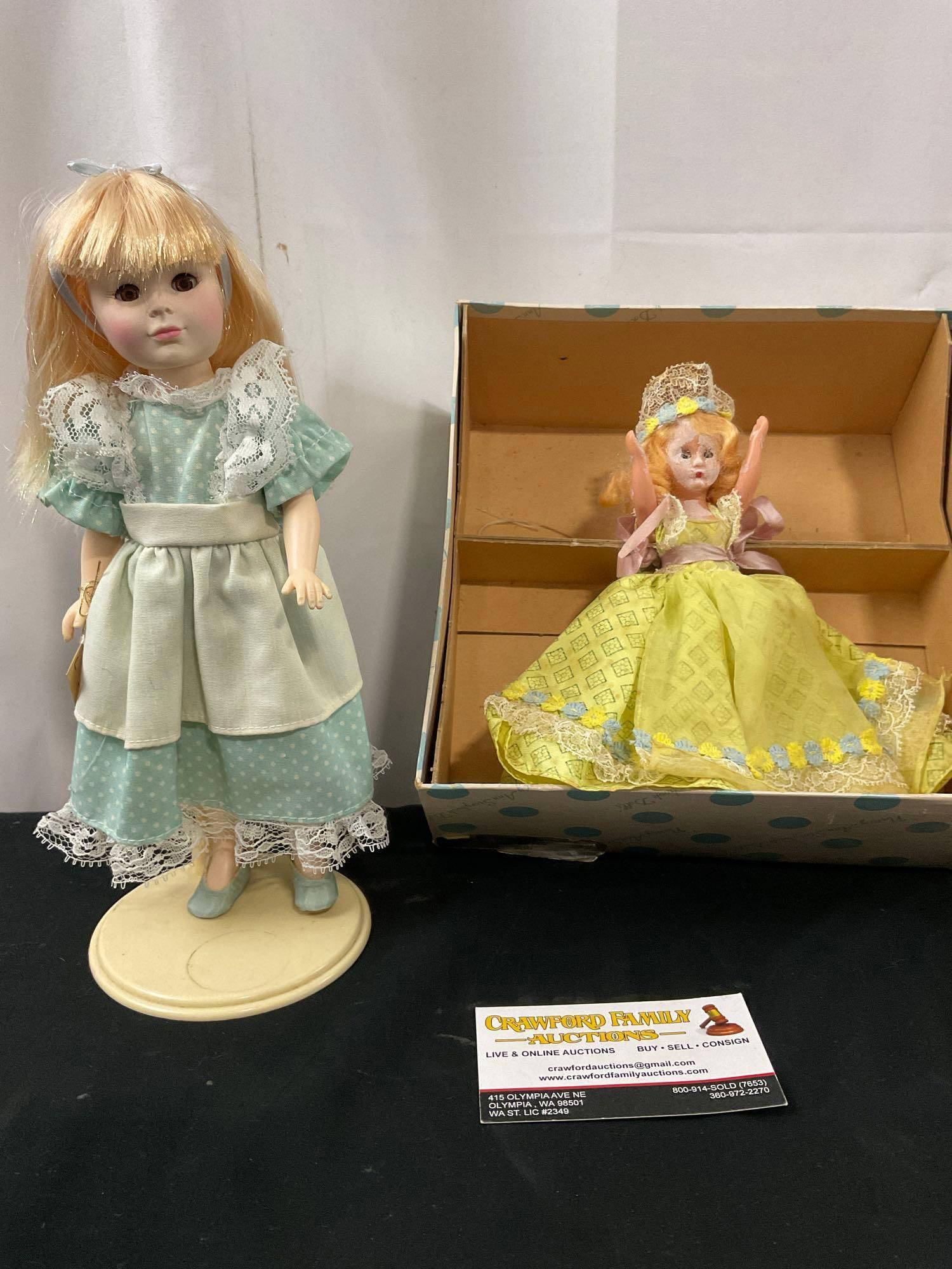 Vintage 1983 Jesco Storybook Doll W/ Stand & Nancy Ann Storybook ...