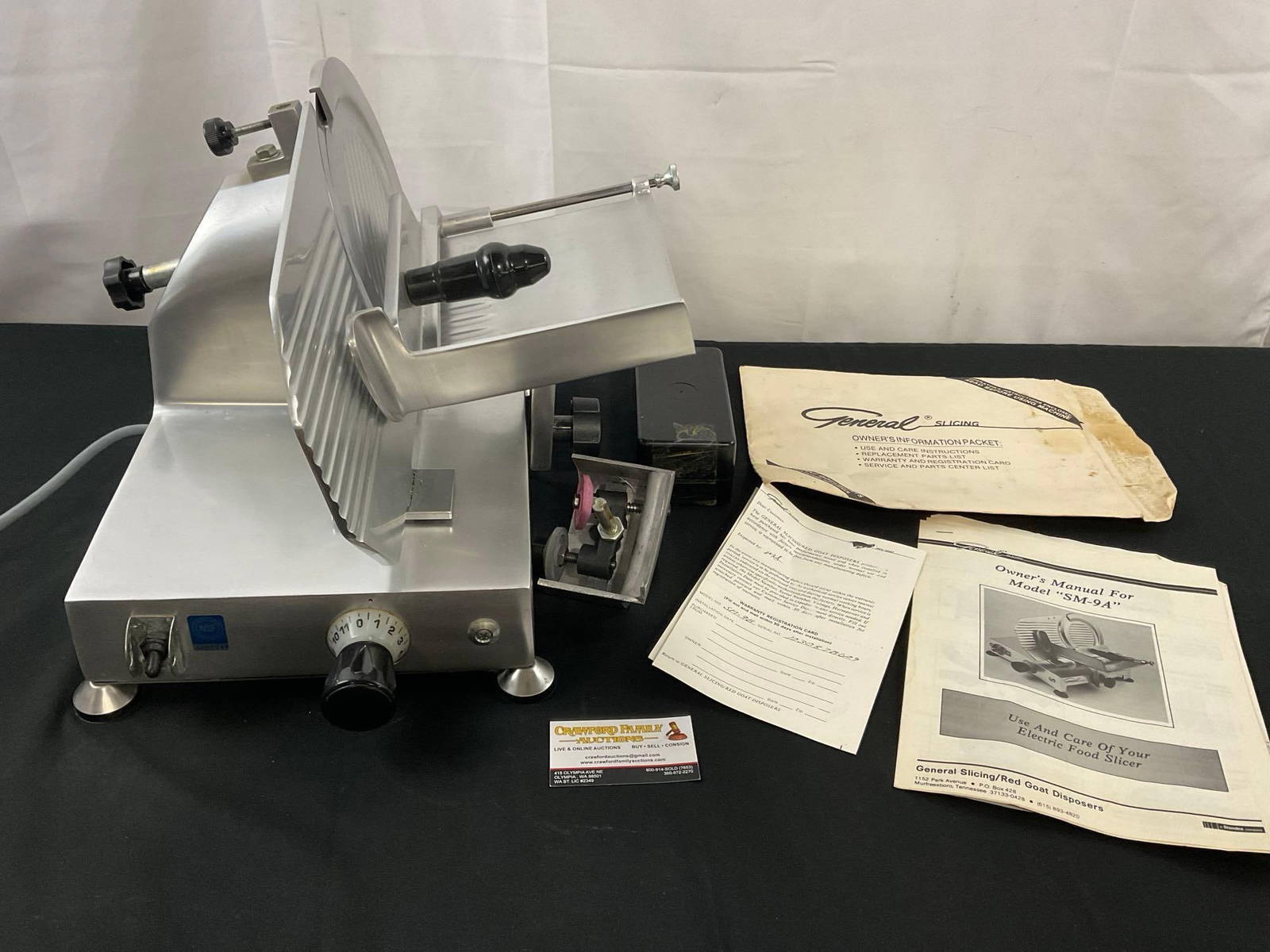 General Slicing Model Sm-9b Commercial Kitchen Style Spinning Disc ...