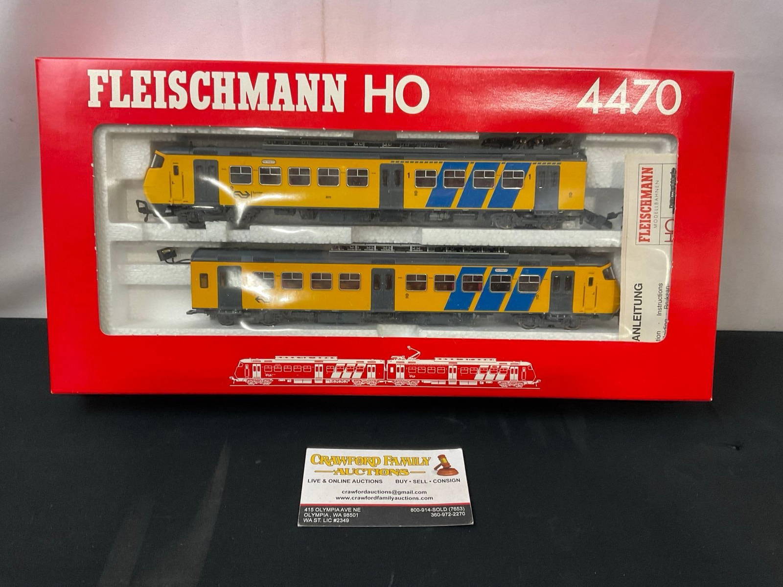 Vintage Fleischmann Ho 4470 Train Set Ns Sprinter Dutch Railways Auction