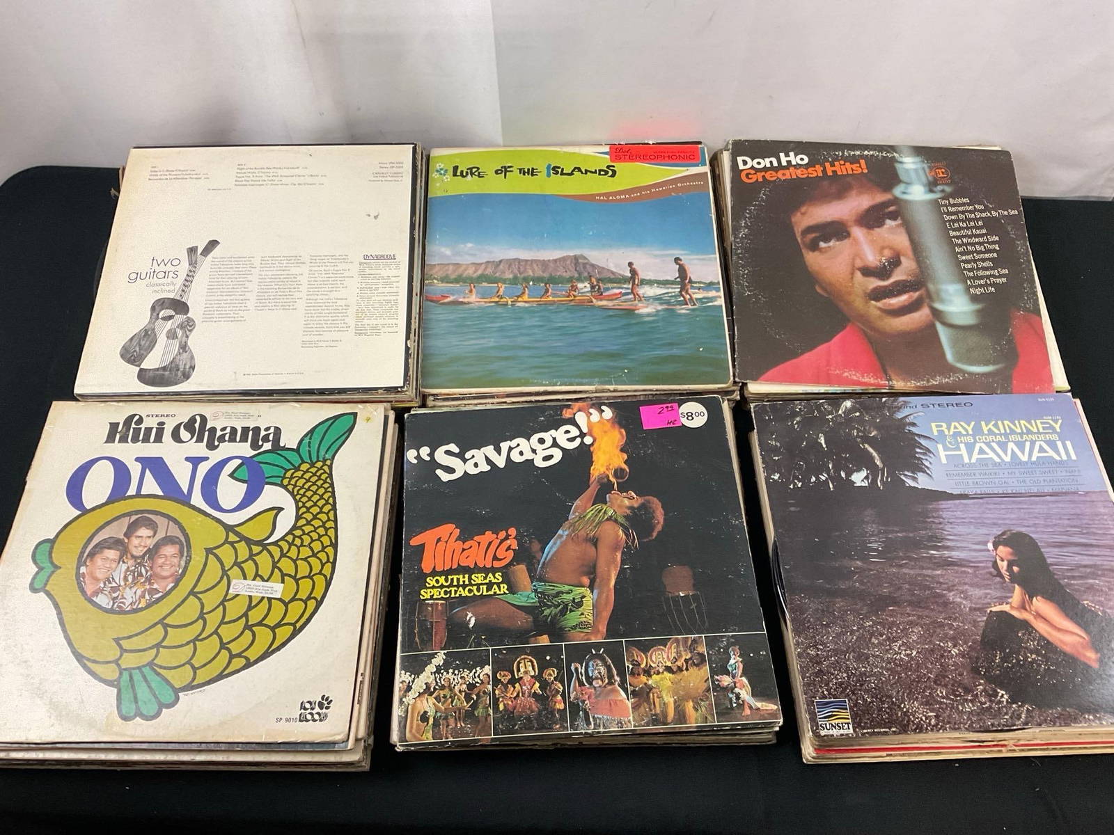 Collection Of 70-80 Hawaiian & Tahitian Records, Incl. Don Ho, Hawaiian ...