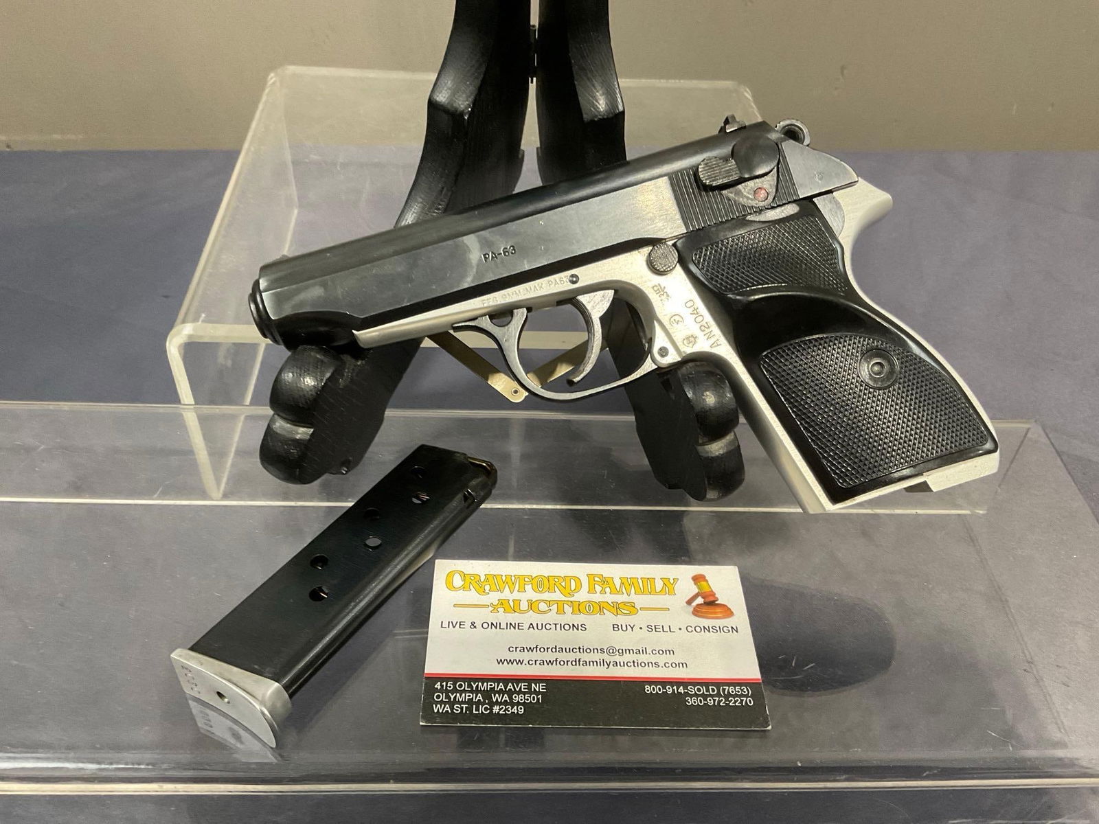 Vintage Feg Pa-63 (hungarian Walther Ppk Clone) In 9x18mm Makarov, 3.5 ...