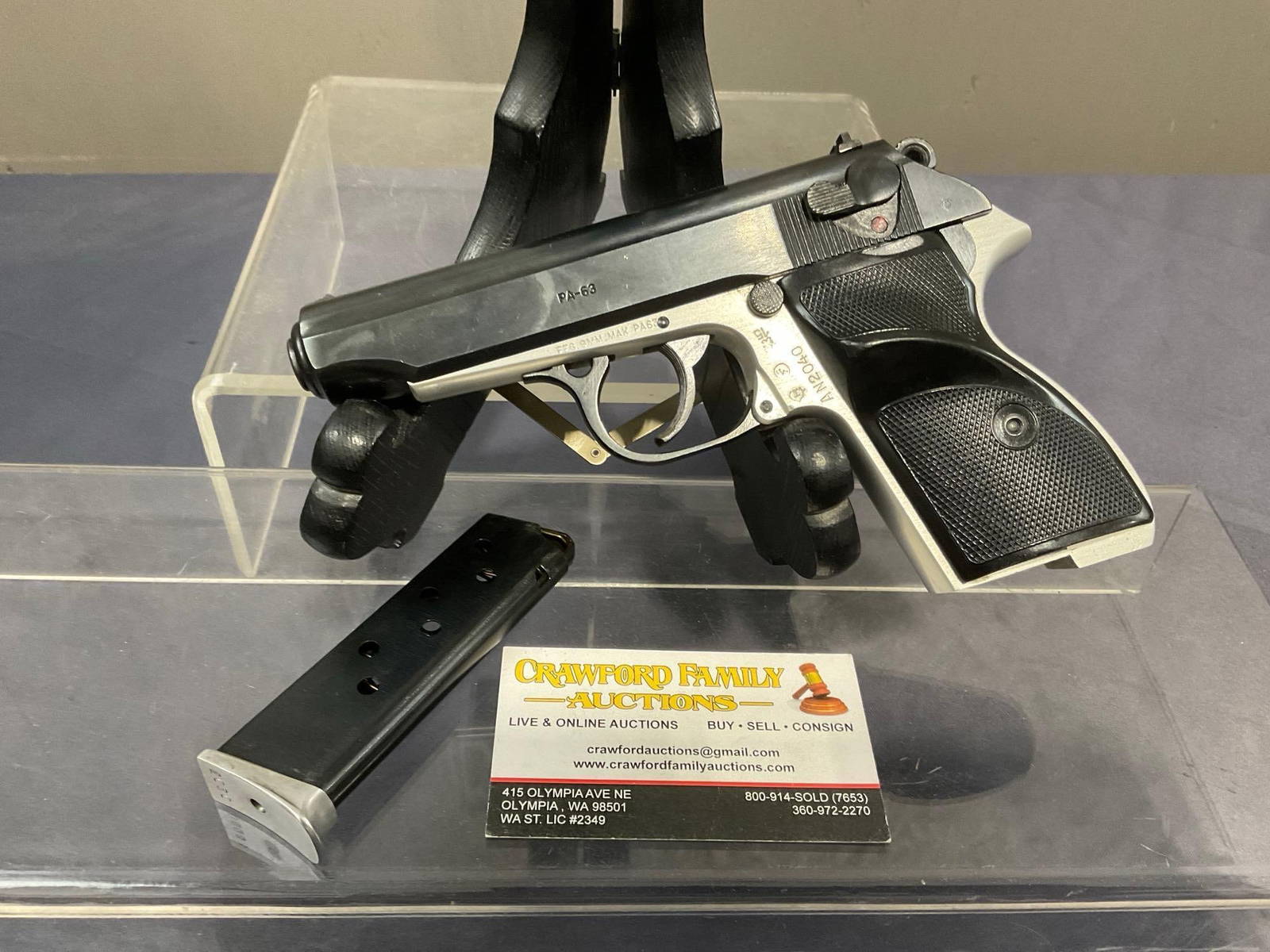 Vintage Feg Pa-63 (hungarian Walther Ppk Clone) In 9x18mm Makarov, 3.5 ...