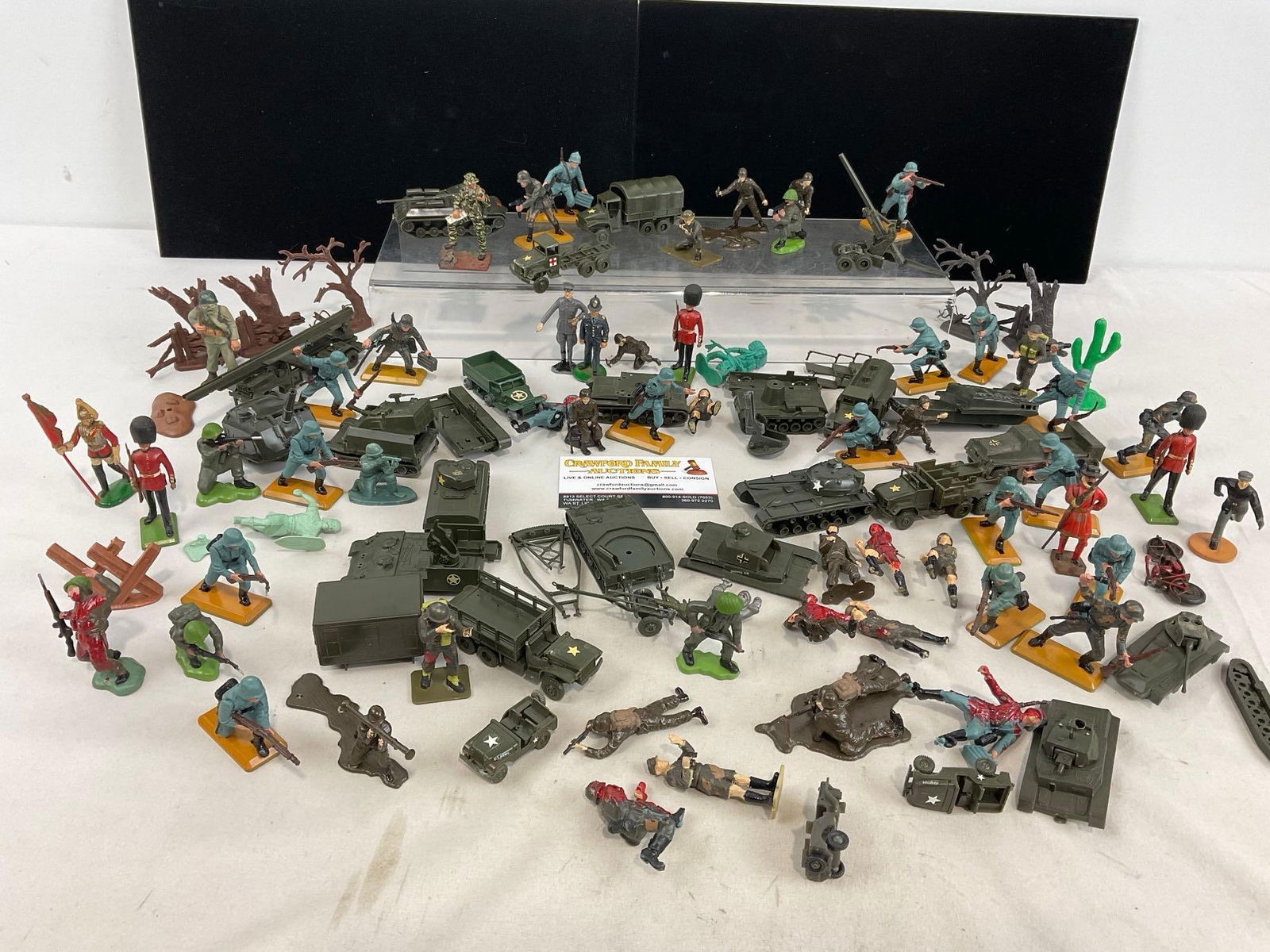 Assortment Of Army Men, World War Ii, Allies & Axis, Variety Of Cast ...