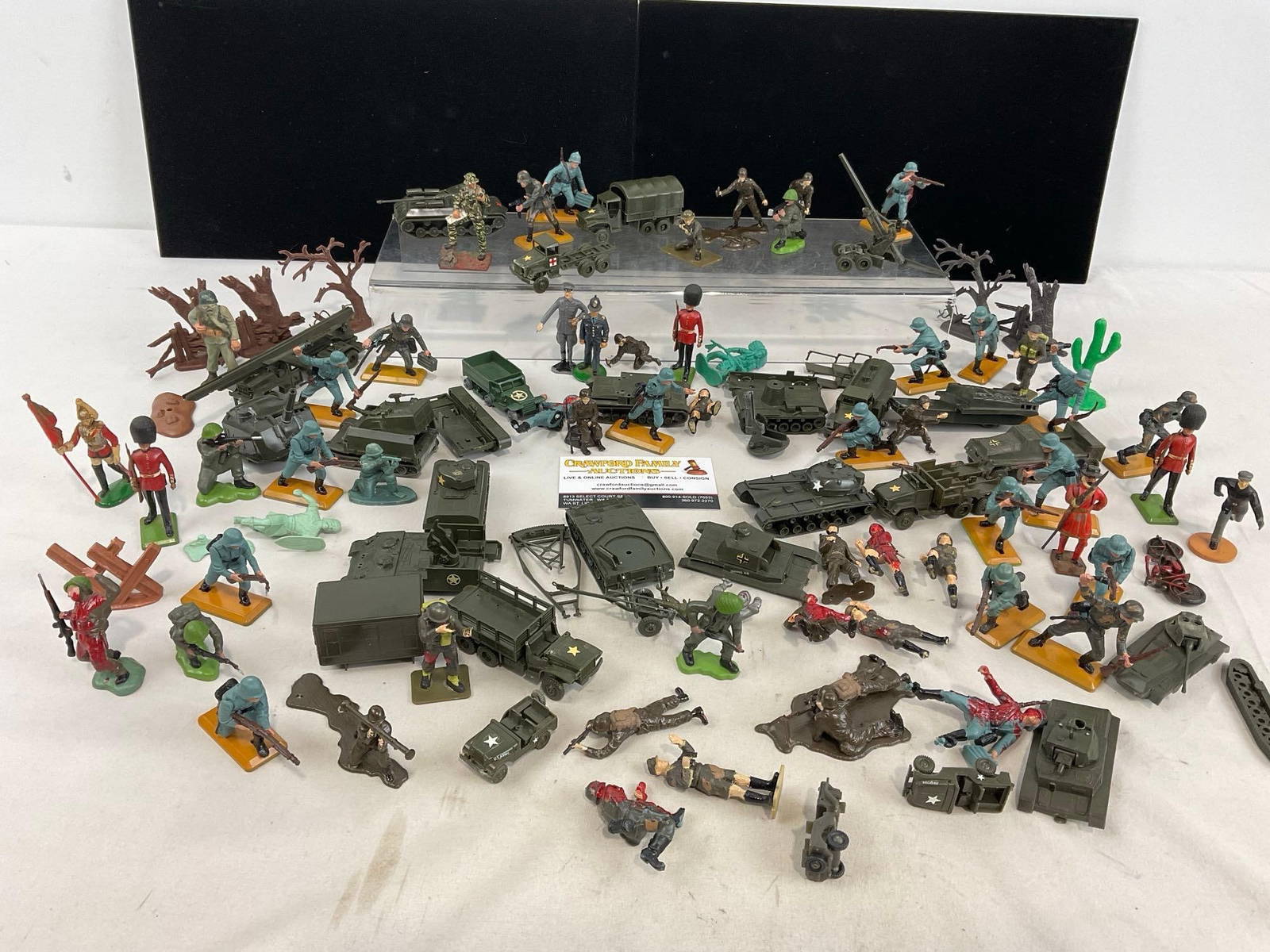 Assortment Of Army Men, World War Ii, Allies & Axis, Variety Of Cast ...