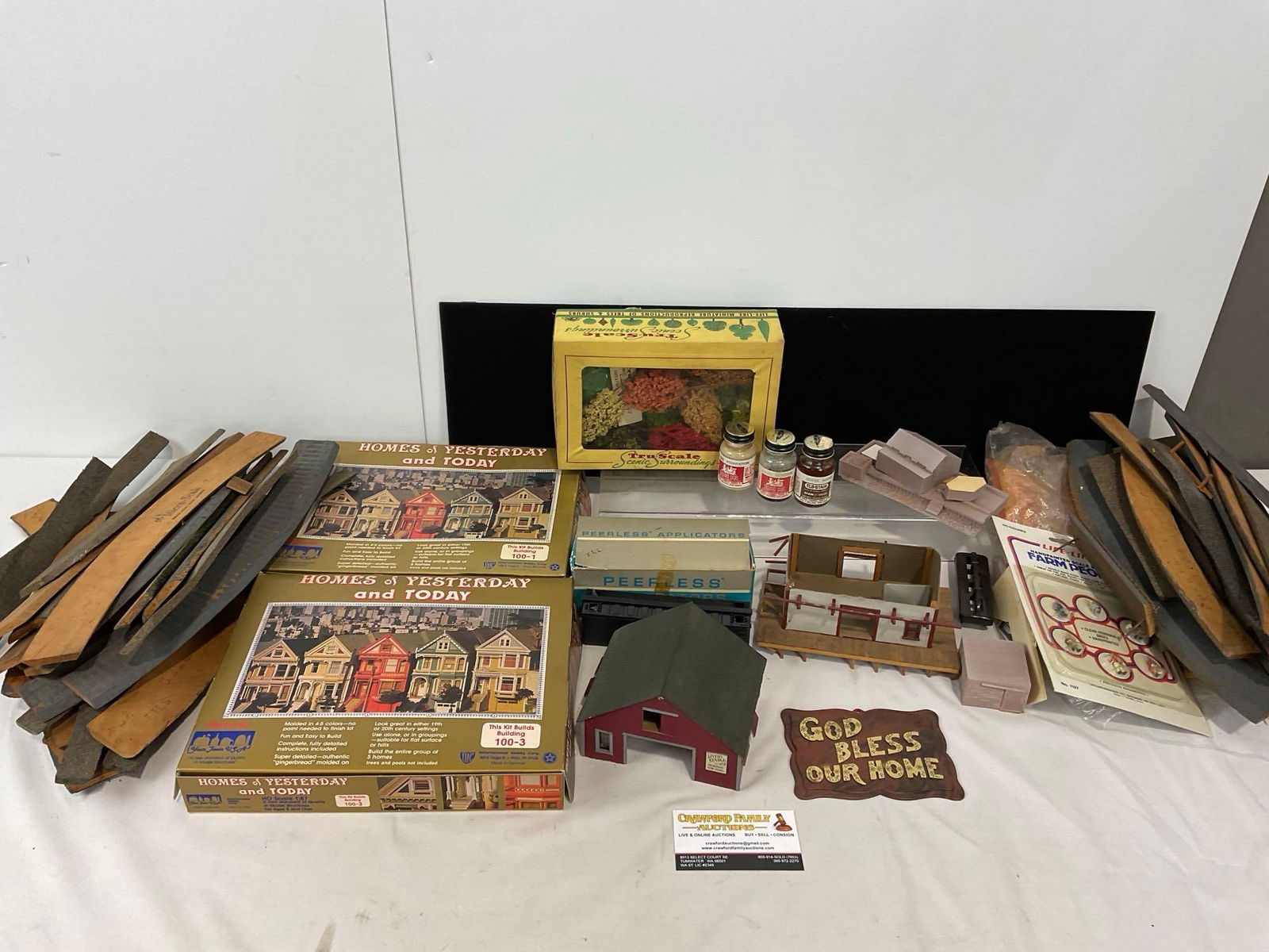 2 Homes Of Yesterday & Today Kits, Model Building Parts, Varnishes ...