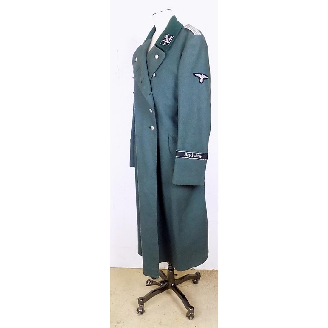 GERMAN SS OVERCOAT WITH NATIONAL LEADER AND LIEUTENANT