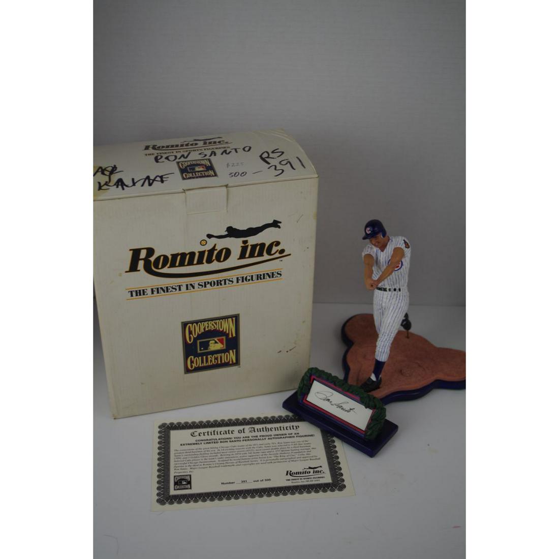 ROMITO RON SANTO AUTOGRAPHED FIGURINE - Oct 08, 2019 | Teel Auctions in PA