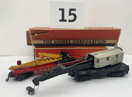 Lionel Tmcc Mow Crane Car And Boom Car