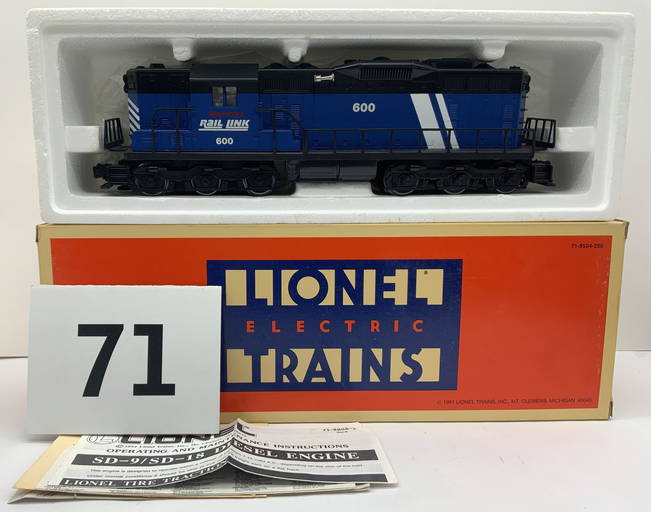 Lionel 600 Montana Rail Link 6d 9 Diesel Engine With Box