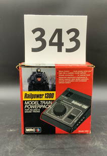 Mrc Rail Power 1300 Model Train Powerpack With Box.