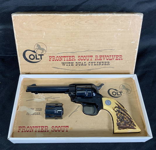 Colt Frontier Scout 22lr Original Box And Extra Cylinder