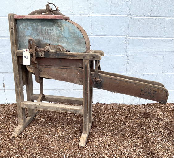 Antique Corn Sheller With Chute.