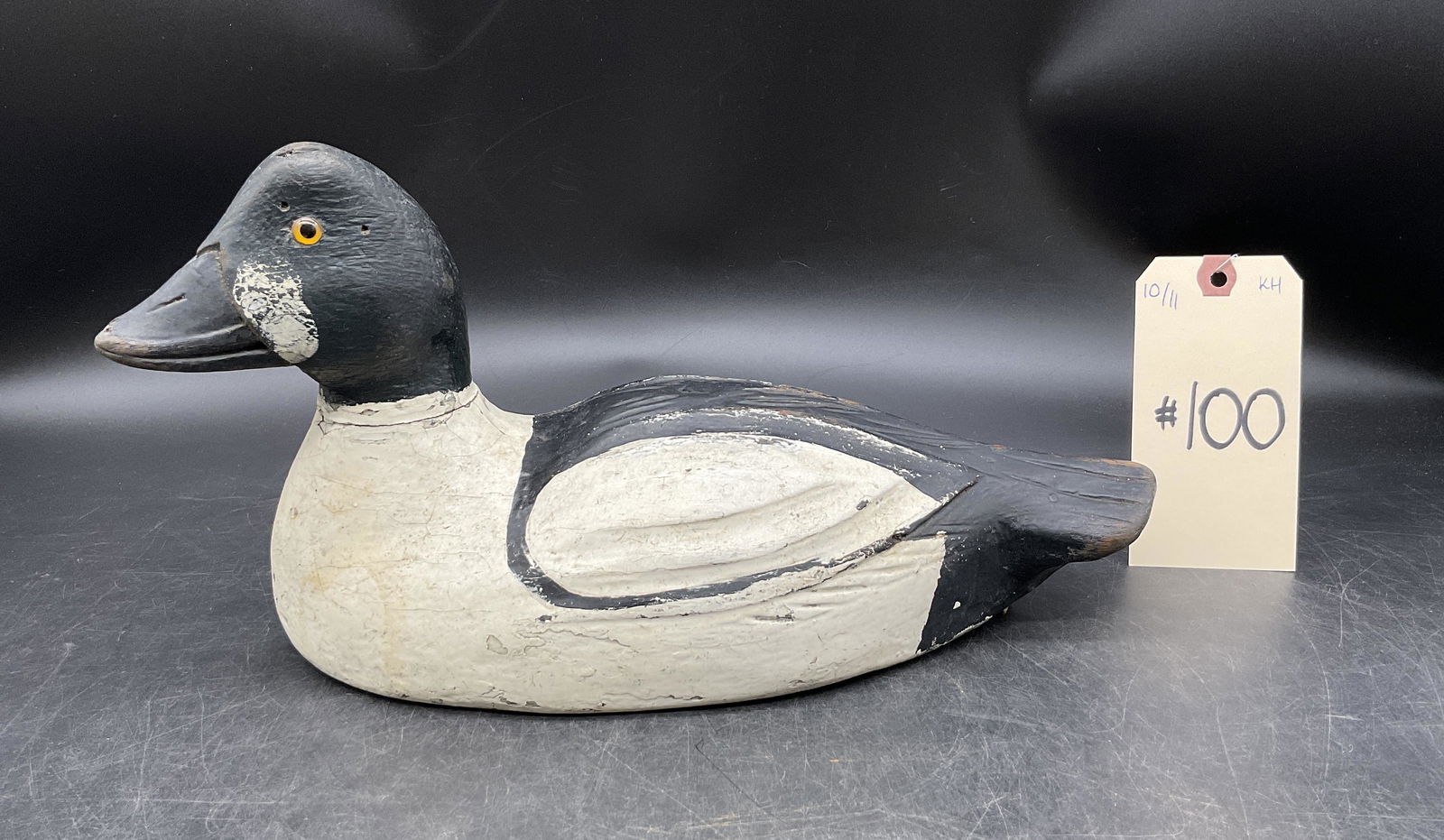 Carved Loon Duck Decoy.